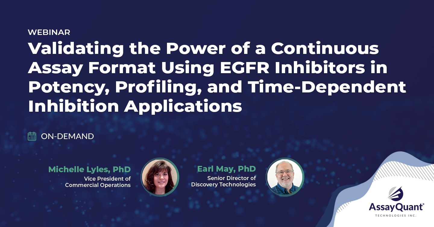 Validating the Power of a Continuous Assay Format Using EGFR Inhibitors